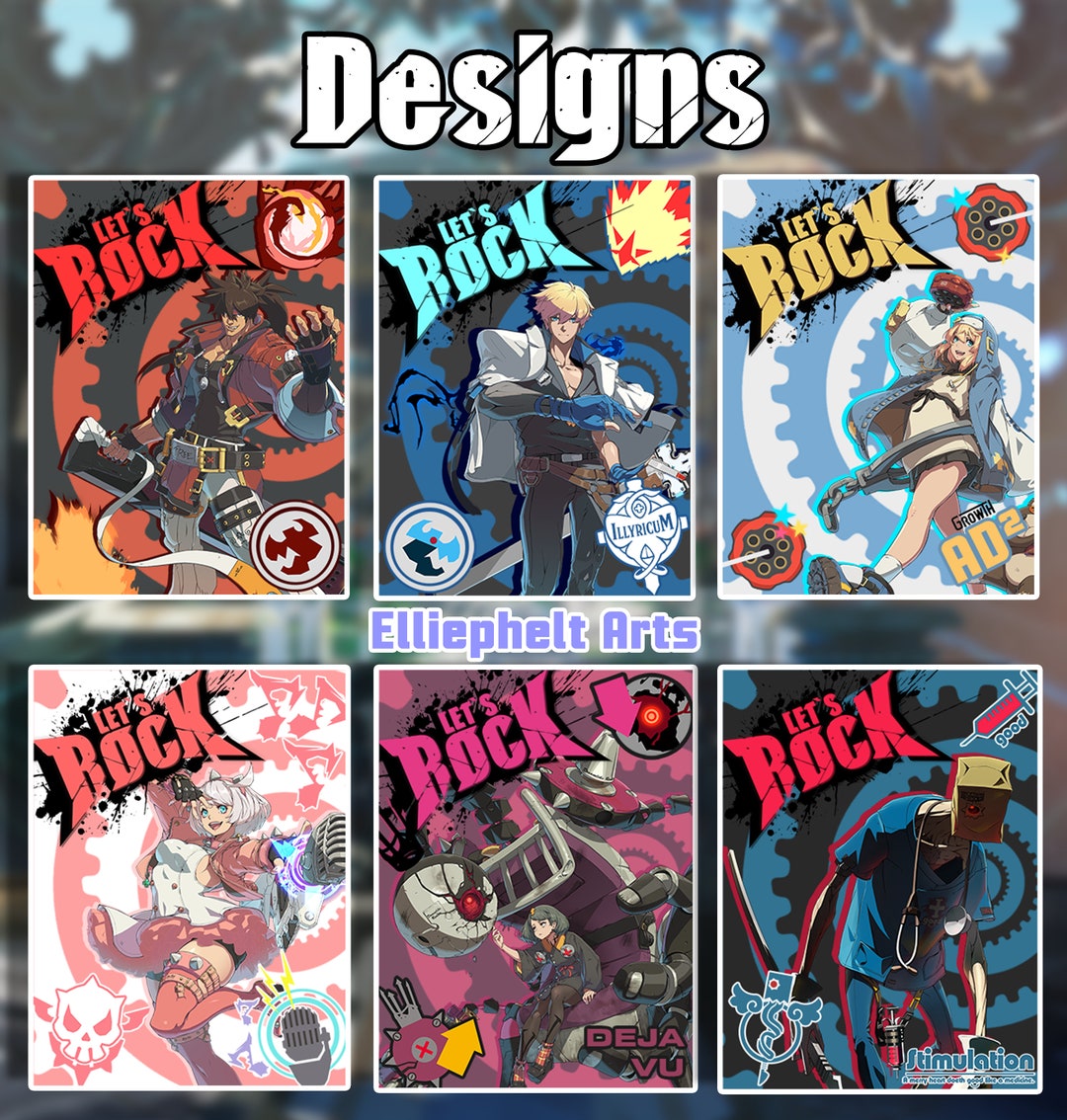 POSTERS GUILTY GEAR Strive Characters - Etsy