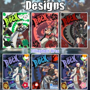 POSTERS - GUILTY GEAR Strive Characters! - Etsy