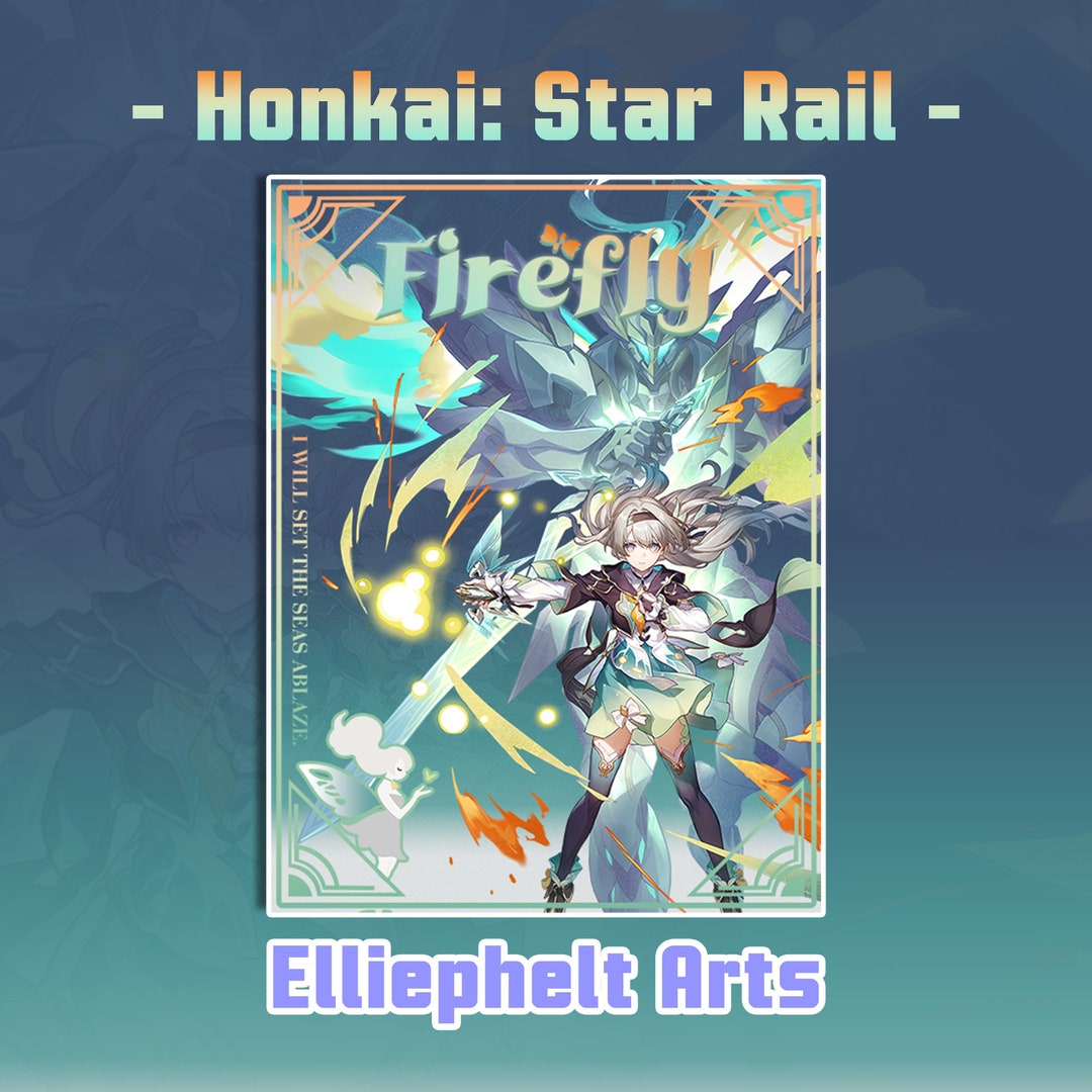 POSTER - FIREFLY - Honkai: Star Rail Wall Art - Etsy