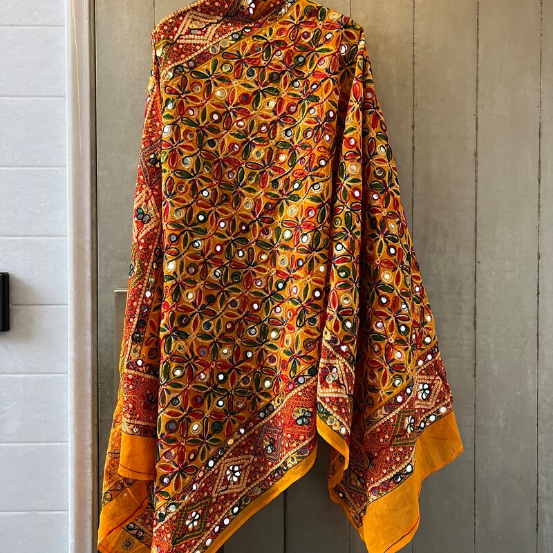 Yellow Dupatta - Etsy