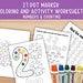 Dot Marker Printable Dinosaur Number Recognition Coloring and Worksheet ...