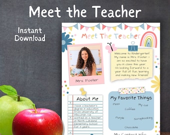 Editable School Newsletter, Meet the Teacher Template, Back to School ...