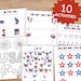 4th of July Preschool Worksheet and Activity Bundle - Pre-k ...