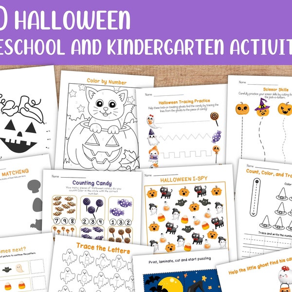 4th of July Preschool Worksheet and Activity Bundle Pre-k Kindergarten ...