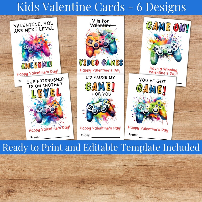 Video Game Card - Etsy