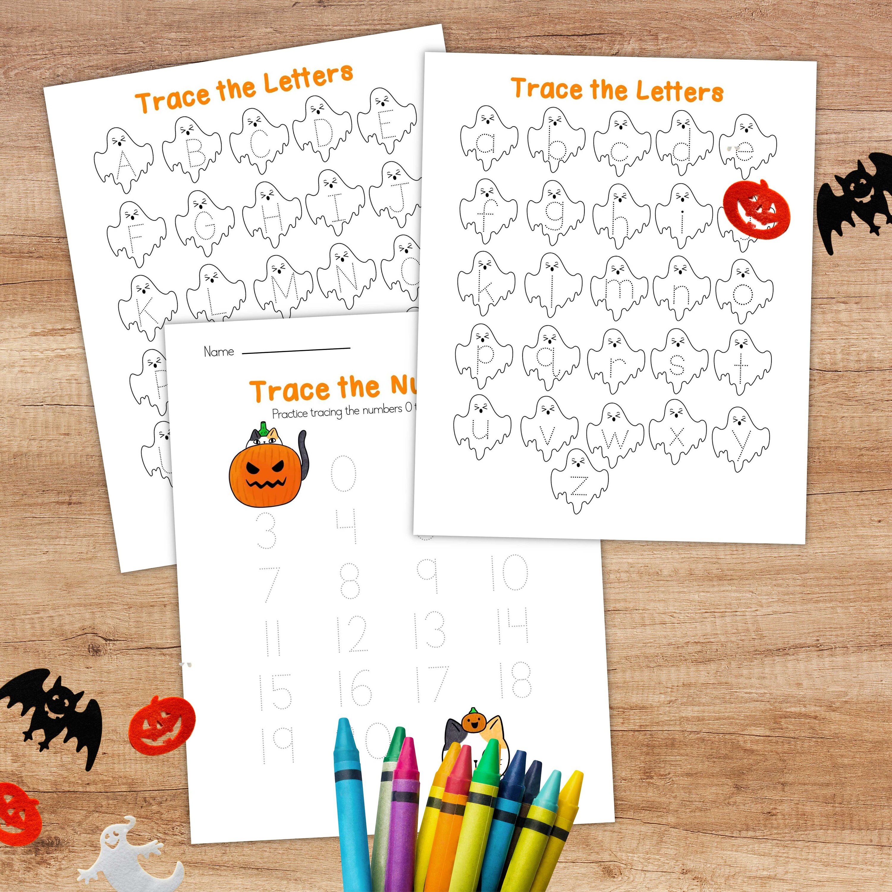 Halloween Preschool Worksheet and Activity Bundle Pre-k - Etsy