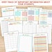 Teacher Planner Printable - Colorful Academic Binder With Lesson ...