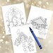 Christmas Coloring Pages 20 Printable Coloring Sheets for Kids Winter ...