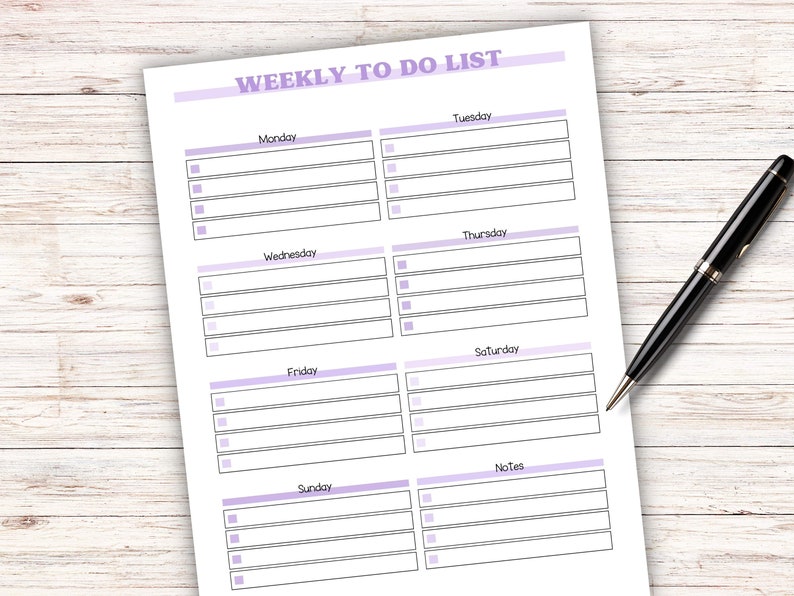 Brain Dump Bundle - ADHD Daily Planner Printable With to Do List ...