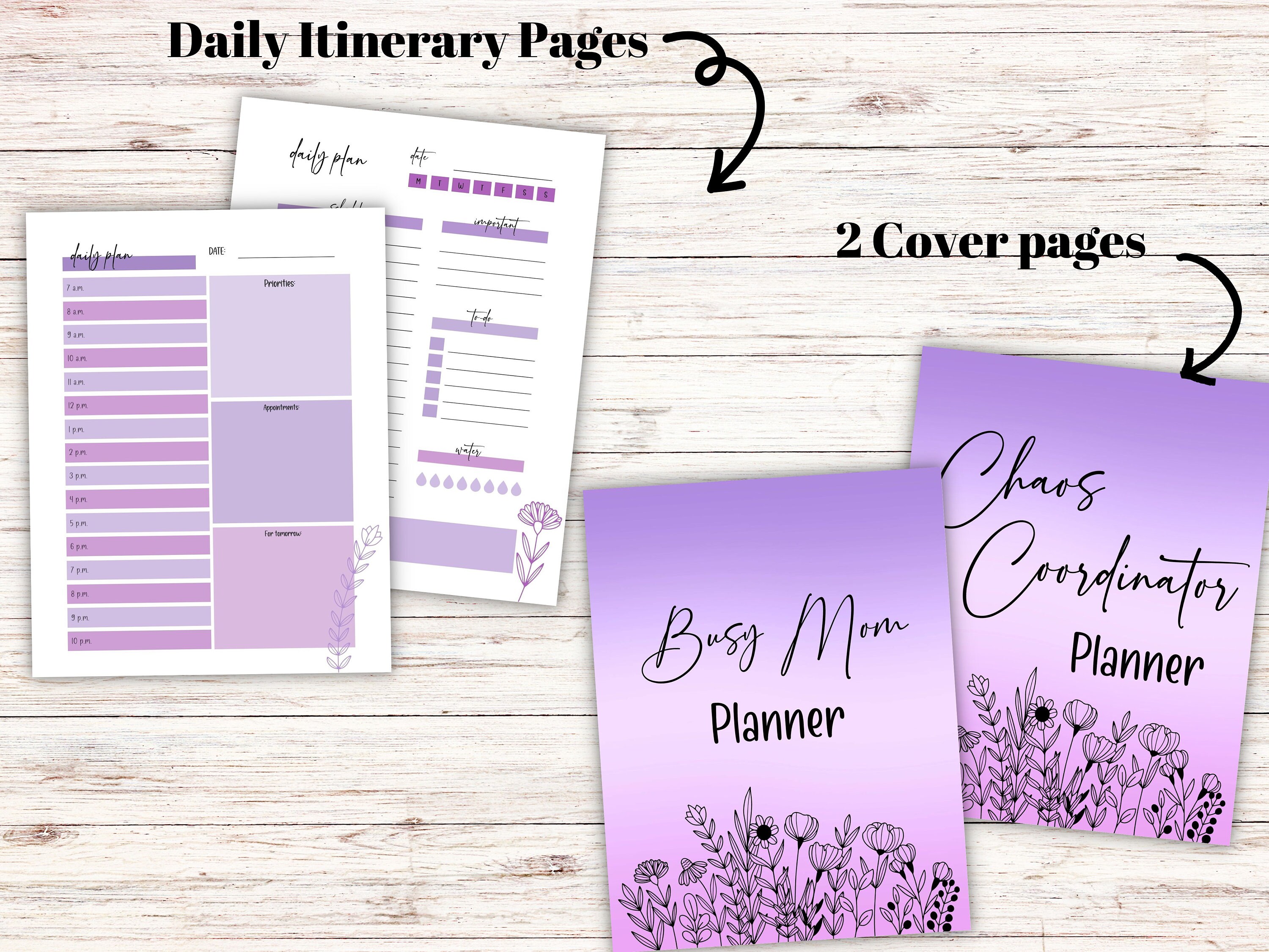 ADHD Home Management Binder for Household Organization - Printable Busy ...