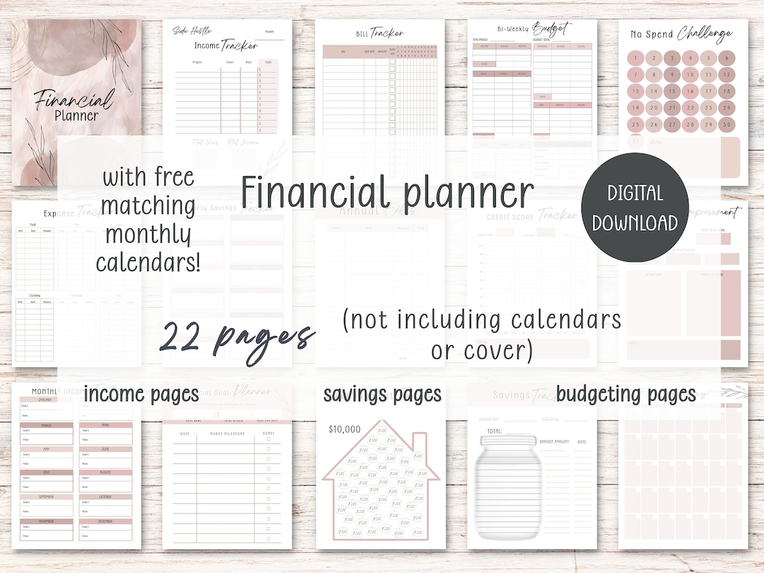 Budget Binder - Financial Planner With Trackers for Income, Expenses ...