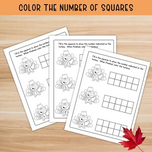 Thanksgiving Preschool Worksheet and Activity Bundle - Fall Pre-k ...