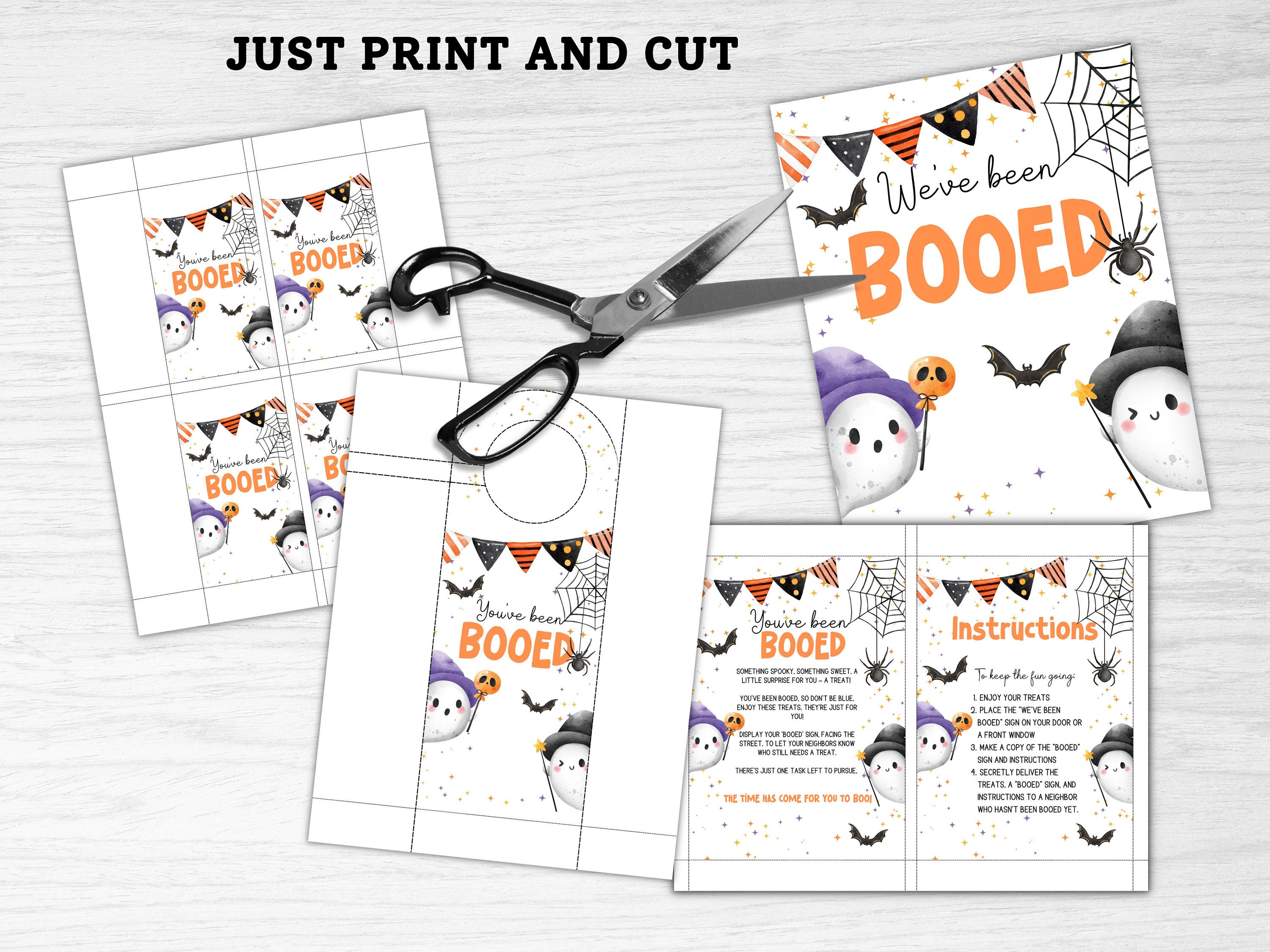 You've Been Booed - Printable Halloween We've Been Boo'd Kit With Boo ...