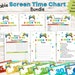 Chore Chart for Kids Printable Boys Robot Reward Behavior ...