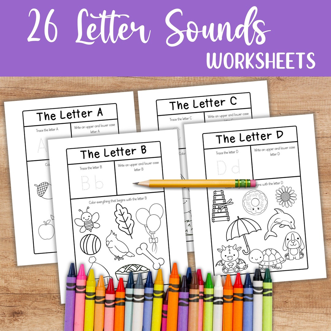 Initial Sounds Worksheets - Letter Recognition and Beginning Sounds ...