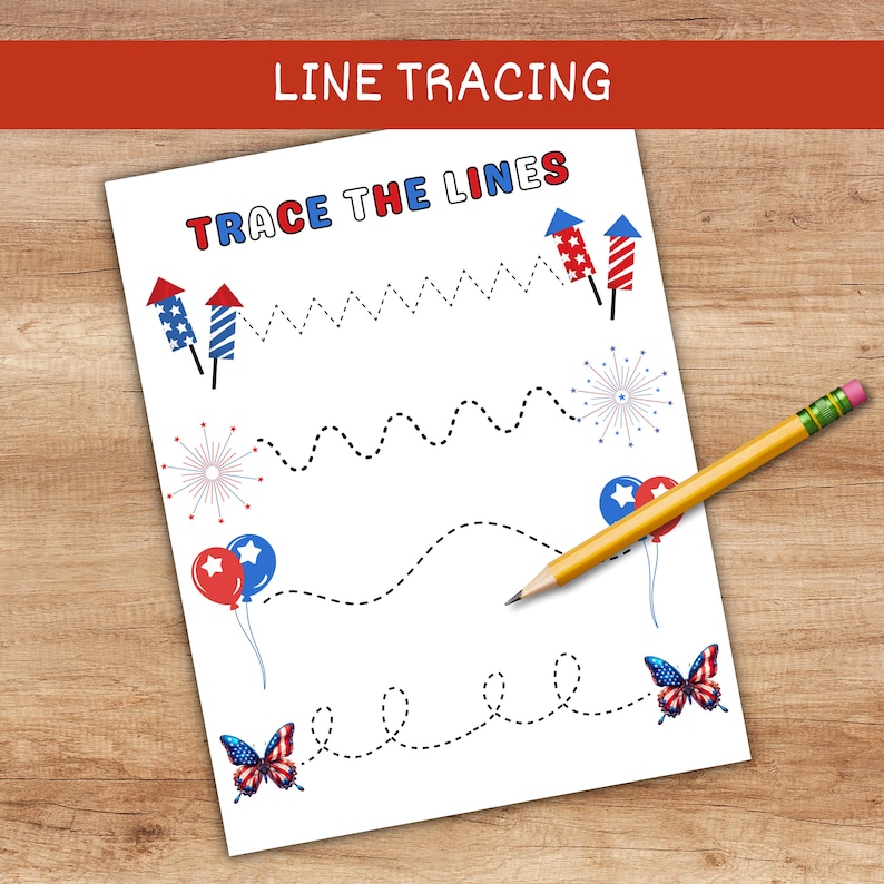4th of July Preschool Worksheet and Activity Bundle - Pre-k ...