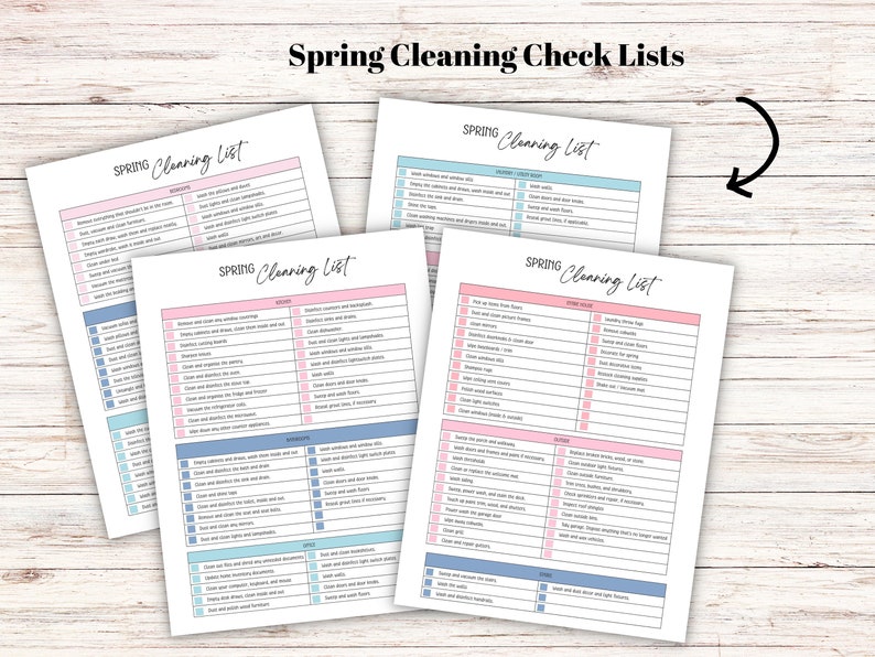 Printable ADHD Cleaning and Declutter Planner With Schedule ...