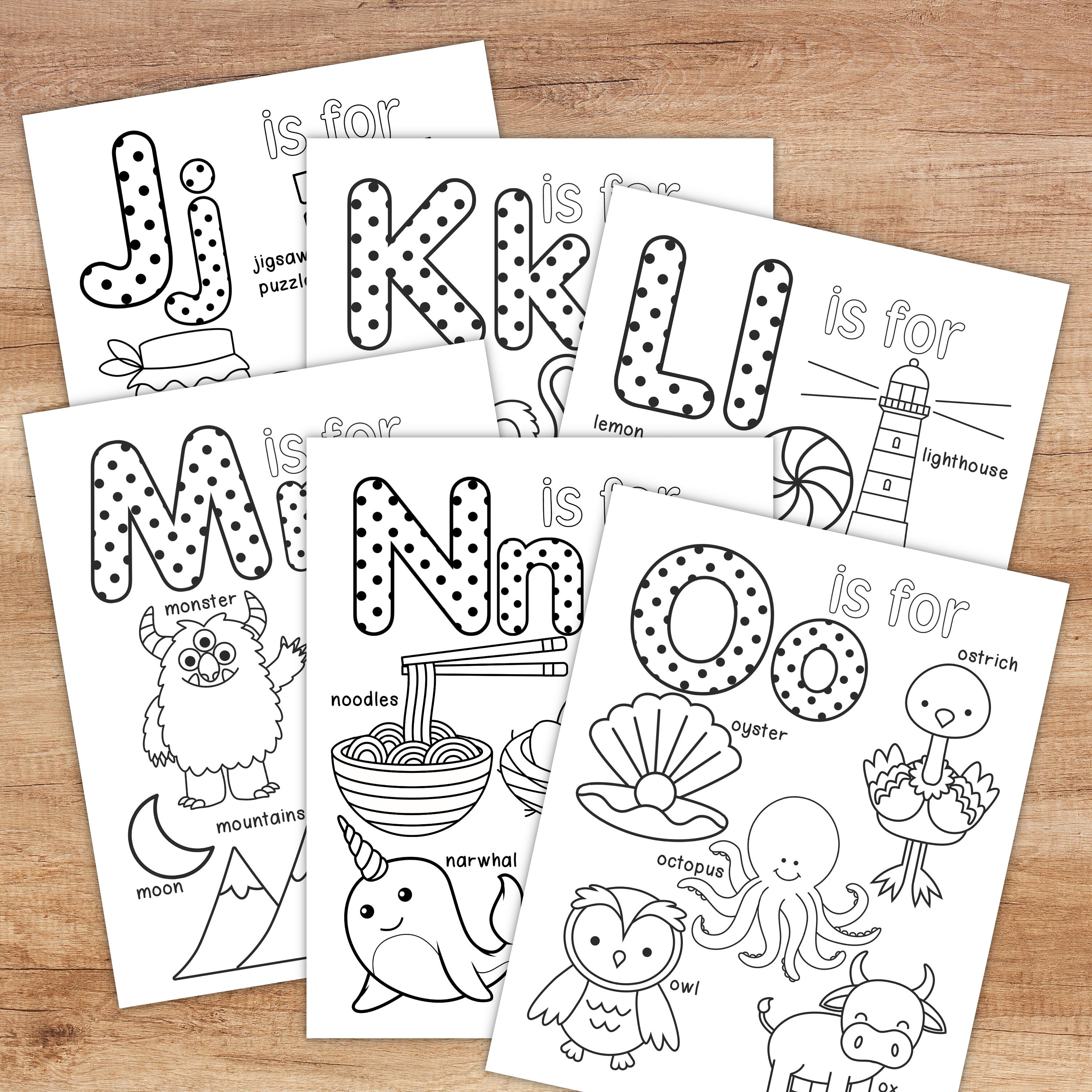 ABC Alphabet Coloring Pages Letter Recognition Worksheets - Etsy Australia