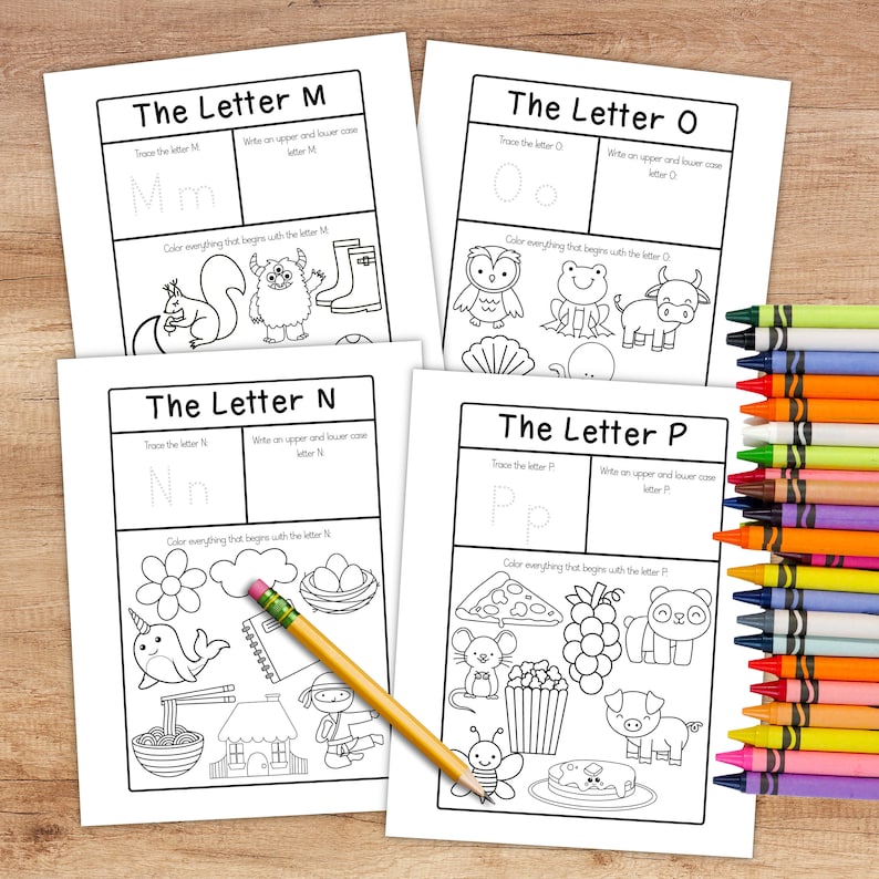 Initial Sounds Worksheets - Letter Recognition and Beginning Sounds ...