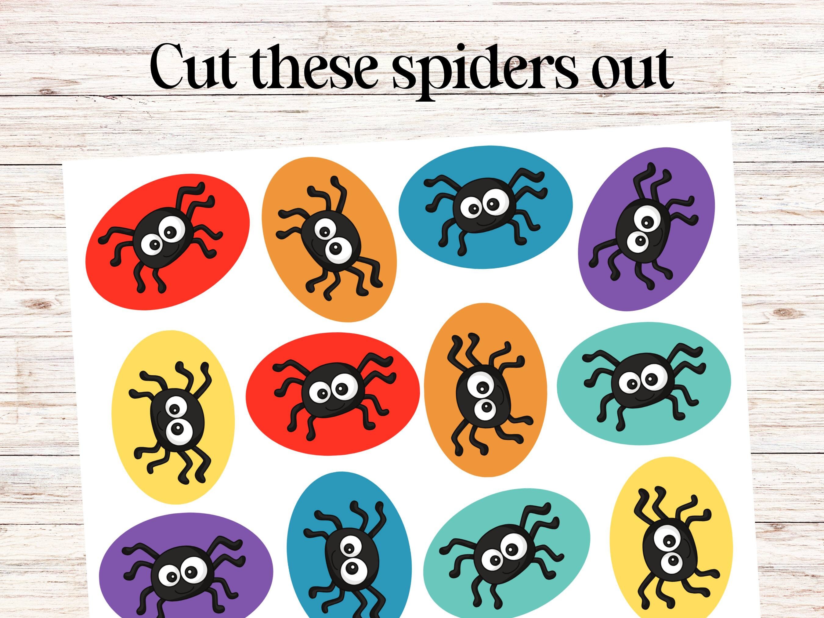 Halloween Party Game for Kids Printable Pin the Spider on the Web ...