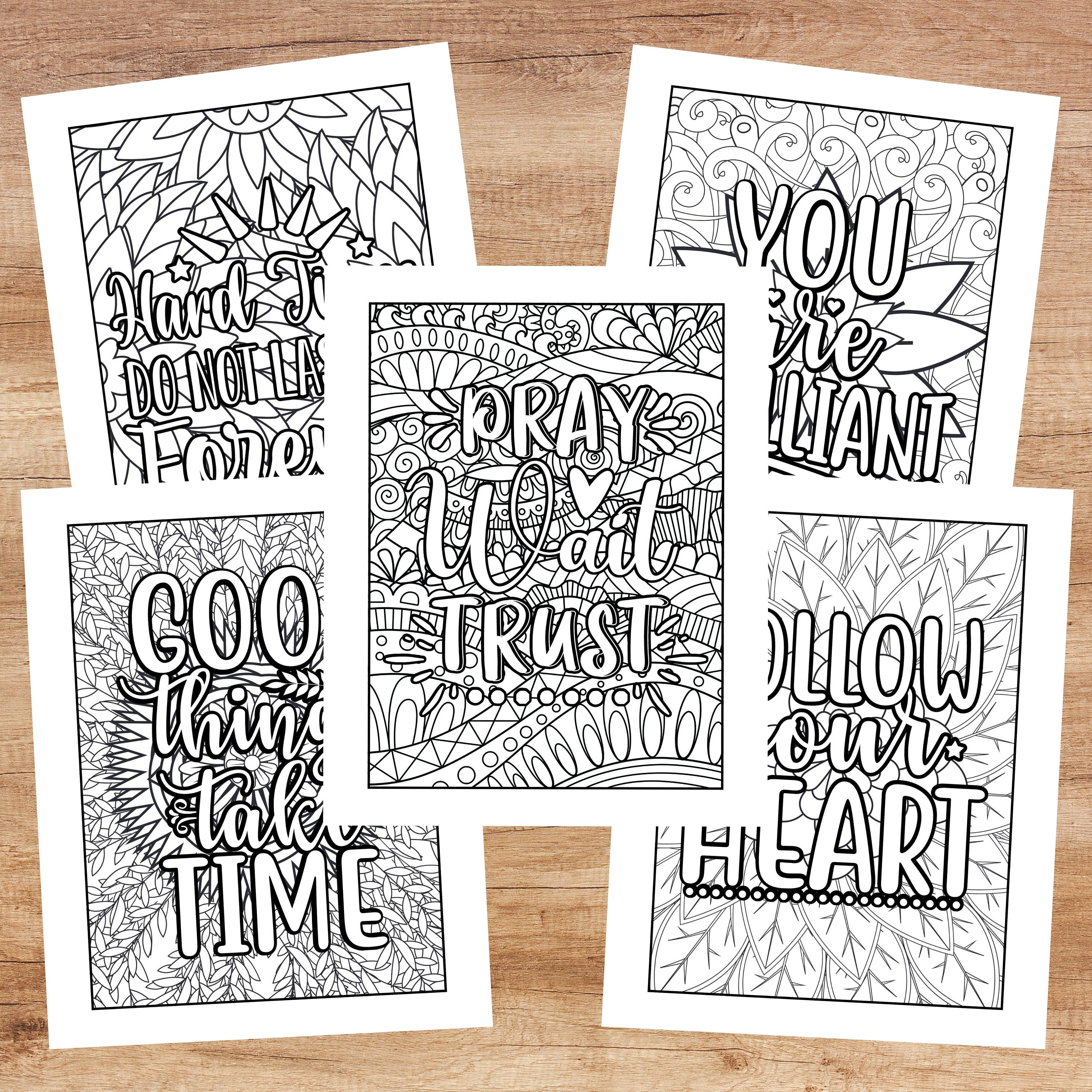 50 Adult Coloring Pages for Mental Health and Relaxation - Printable ...