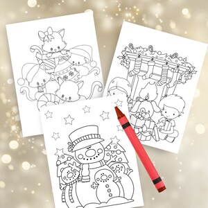 Christmas Coloring Pages - 20 Printable Coloring Sheets for Kids ...