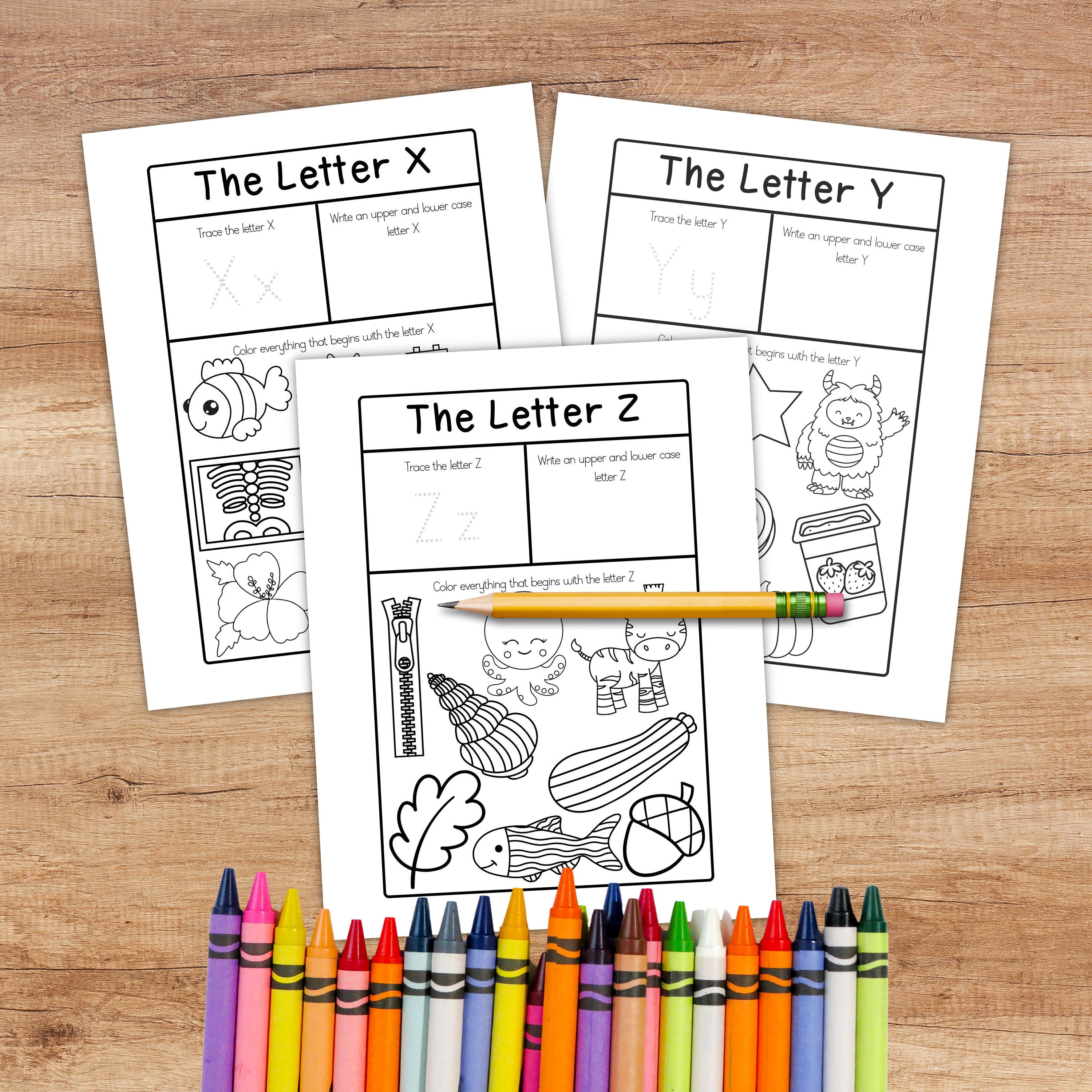 Initial Sounds Worksheets Letter Recognition and Beginning Sounds ...