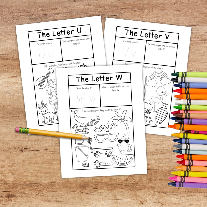 Initial Sounds Worksheets Letter Recognition and Beginning Sounds ...