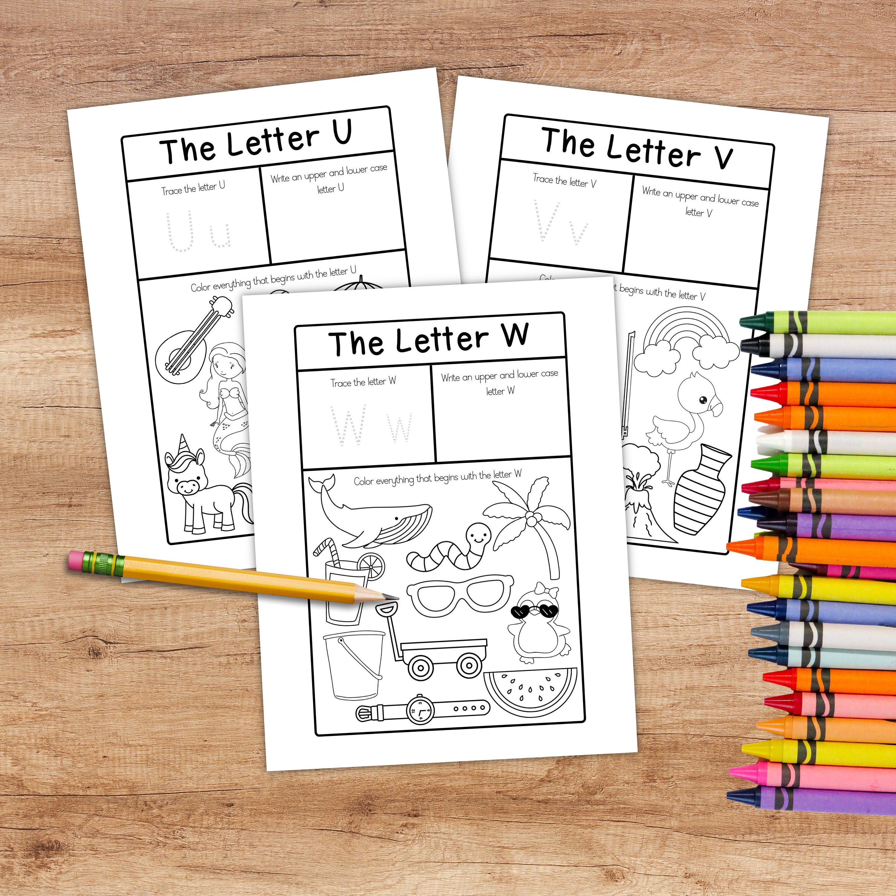 Initial Sounds Worksheets Letter Recognition and Beginning Sounds ...