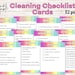 ADHD Cleaning Checklist Printable - Editable Chore to Do List for Kids ...