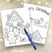 Christmas Fairy and Unicorn Coloring Pages 10 Printable Coloring Sheets ...