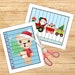 Number Sequence Puzzles - Christmas Preschool Math Worksheets Activity ...