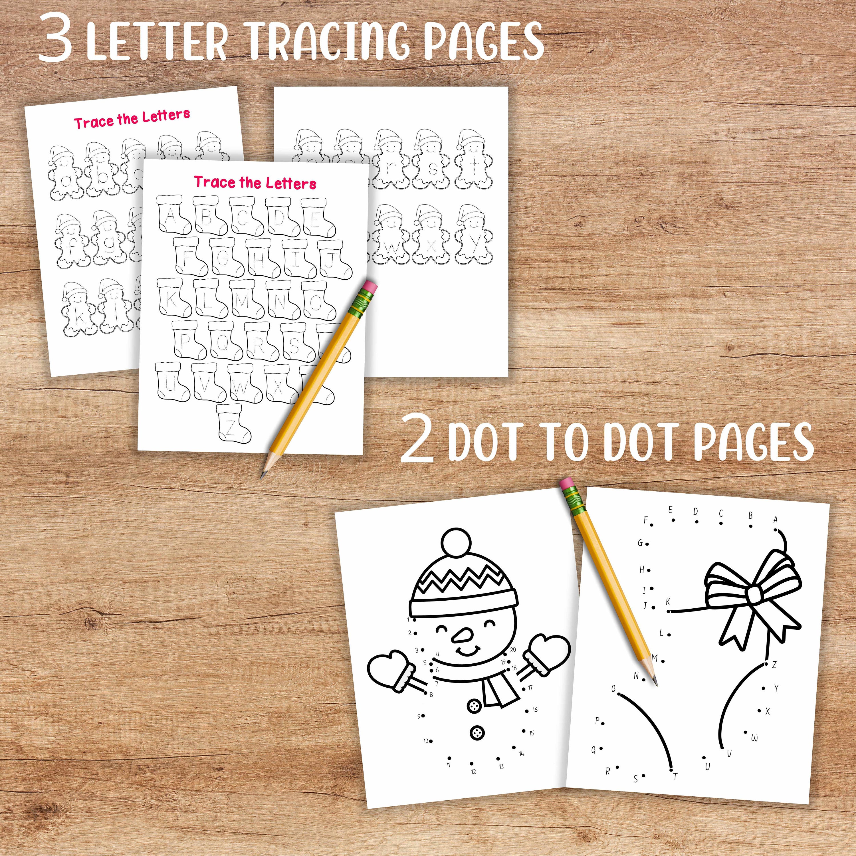 Christmas Preschool Worksheet and Activity Bundle - Pre-k Kindergarten ...