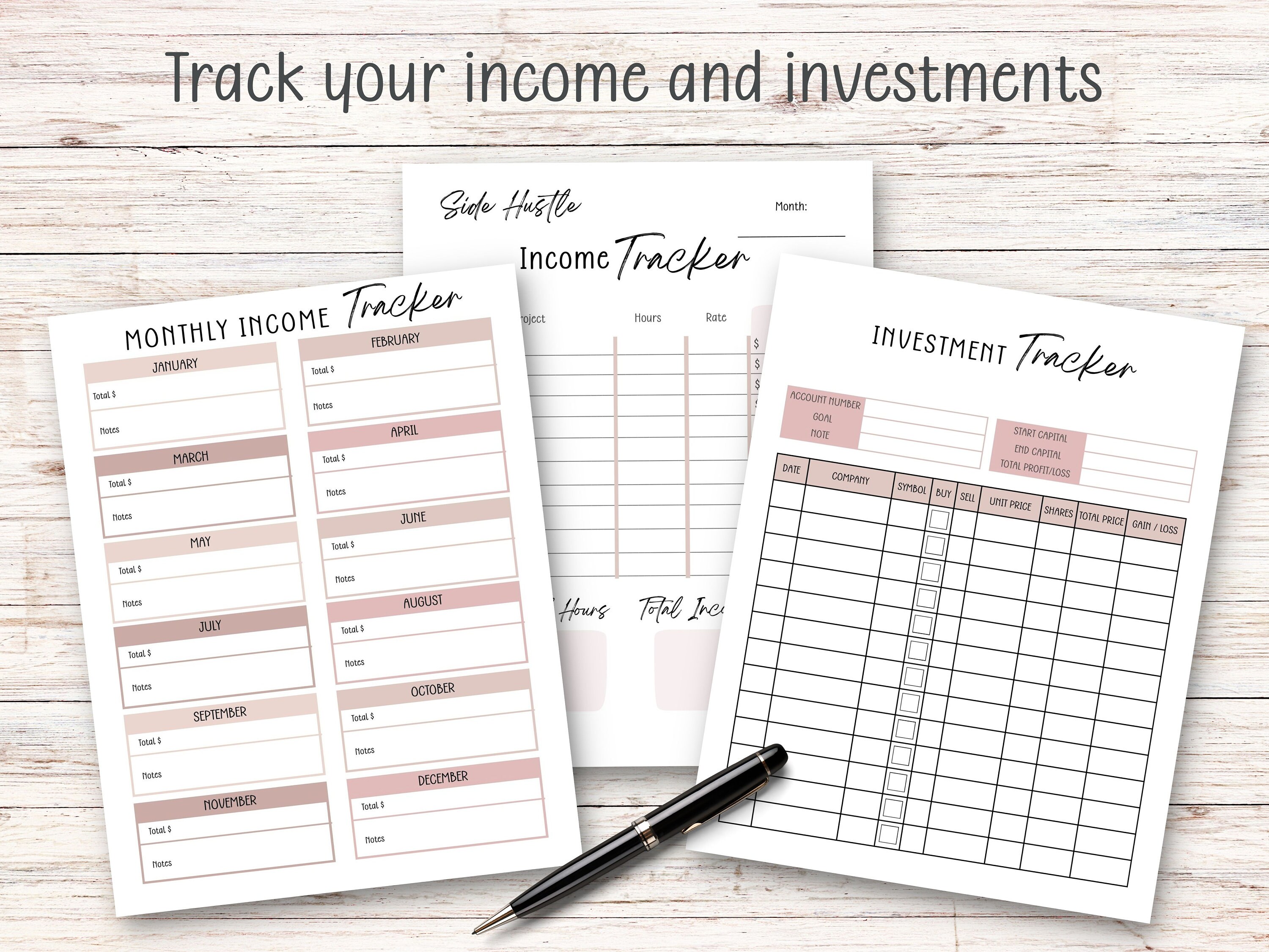 Budget Binder - Financial Planner With Trackers for Income, Expenses ...