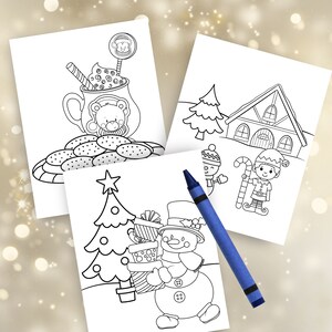 Christmas Coloring Pages - 20 Printable Coloring Sheets for Kids ...
