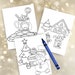 Christmas Coloring Pages 20 Printable Coloring Sheets for Kids Winter ...