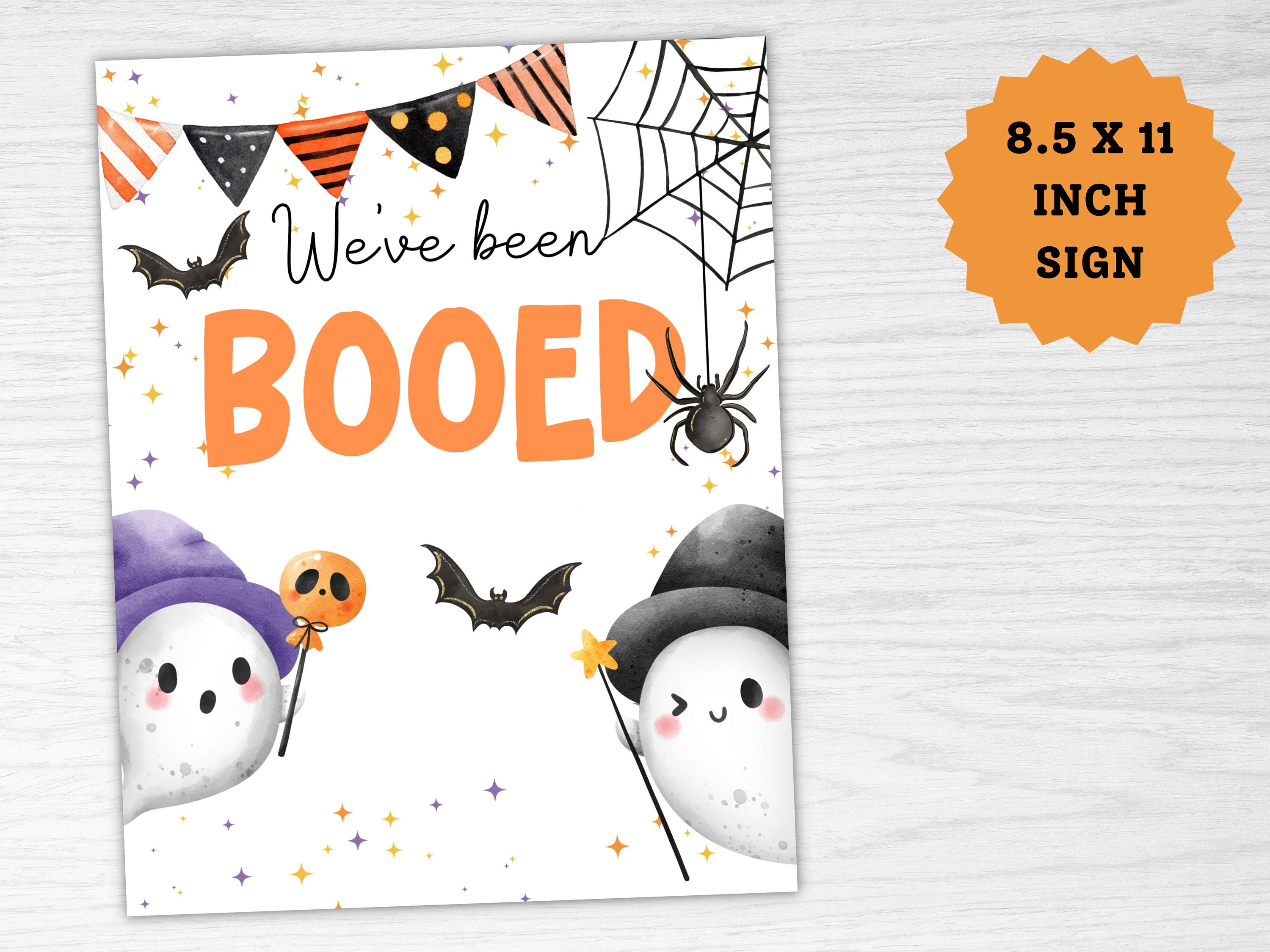 You've Been Booed - Printable Halloween We've Been Boo'd Kit With Boo ...