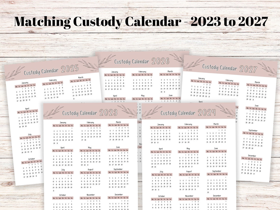 Custody Binder Printable Planner & Organizer for Child - Etsy