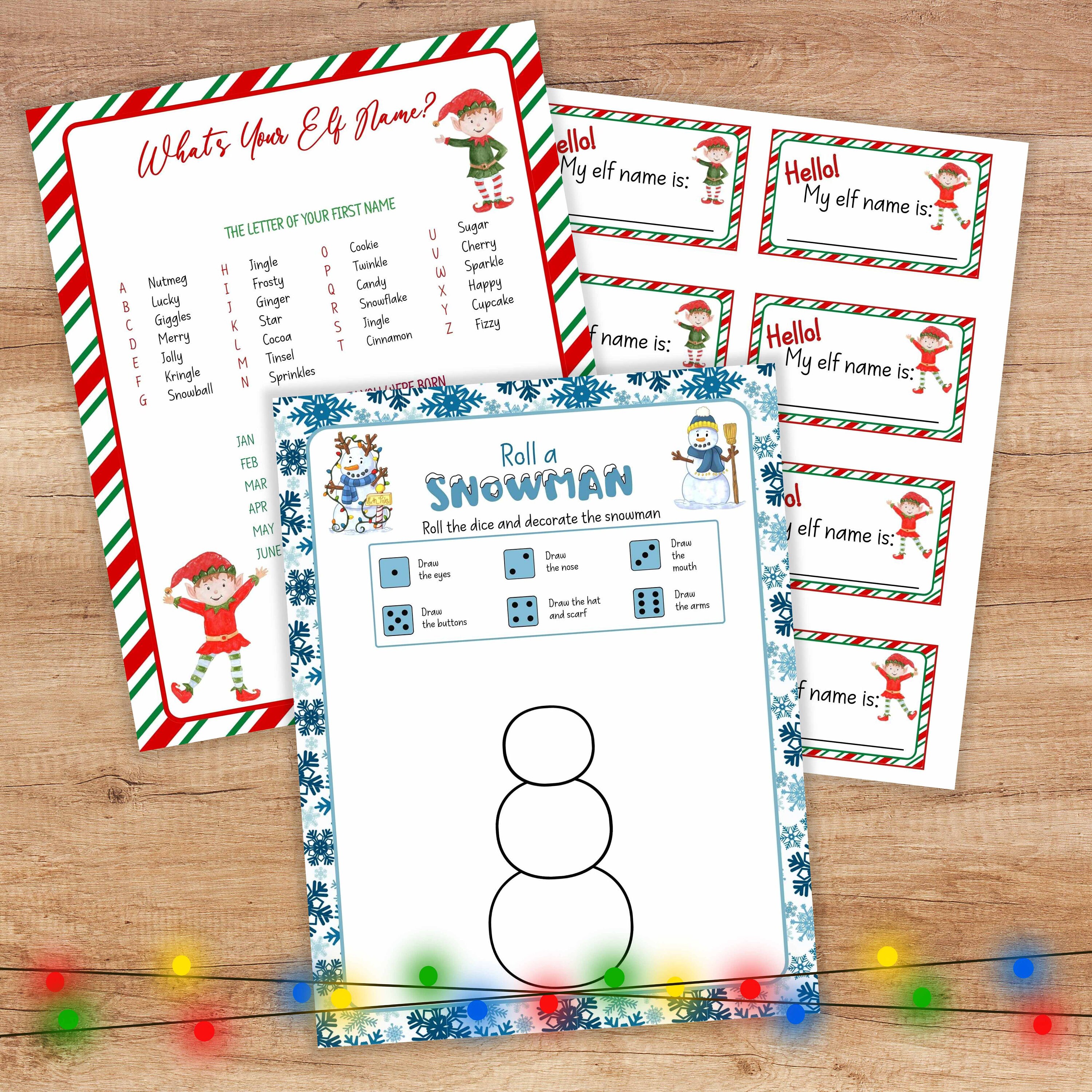Christmas Games for Families - 15 Printable Game Bundle for Kids and ...