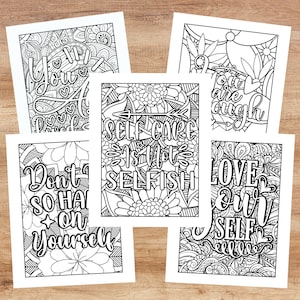 50 Adult Coloring Pages for Mental Health and Relaxation - Printable ...