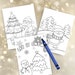 Christmas Coloring Pages 20 Printable Coloring Sheets for Kids Winter ...