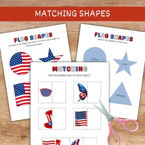 4th of July Preschool Worksheet and Activity Bundle - Pre-k ...
