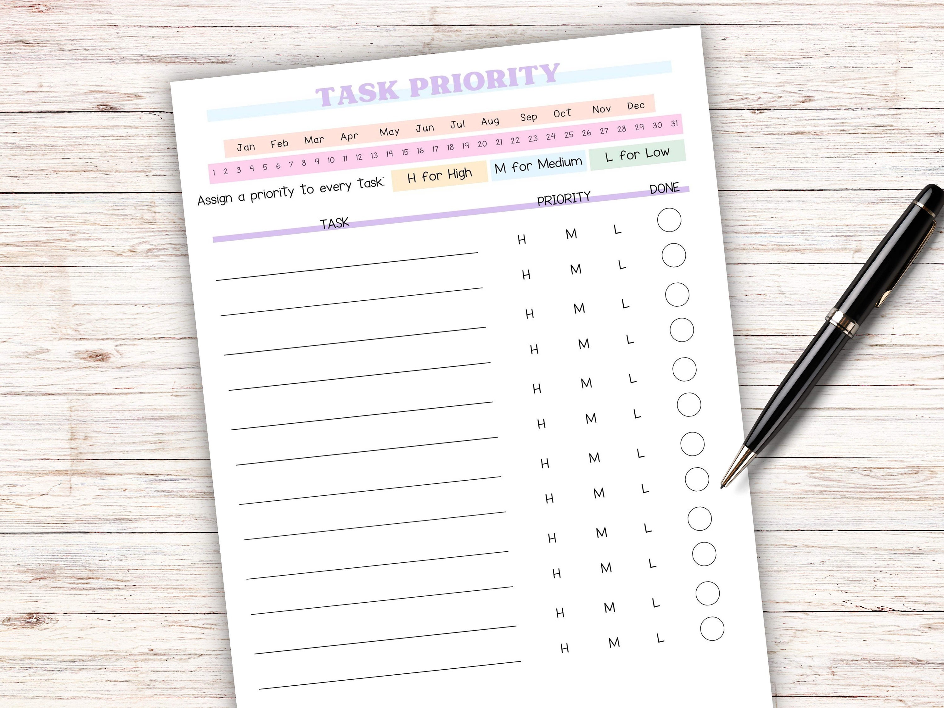 Brain Dump Bundle ADHD Daily Planner Printable With to Do List ...