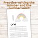 Number Tracing Worksheets - 1 to 20 Printable Spring Preschool Math ...