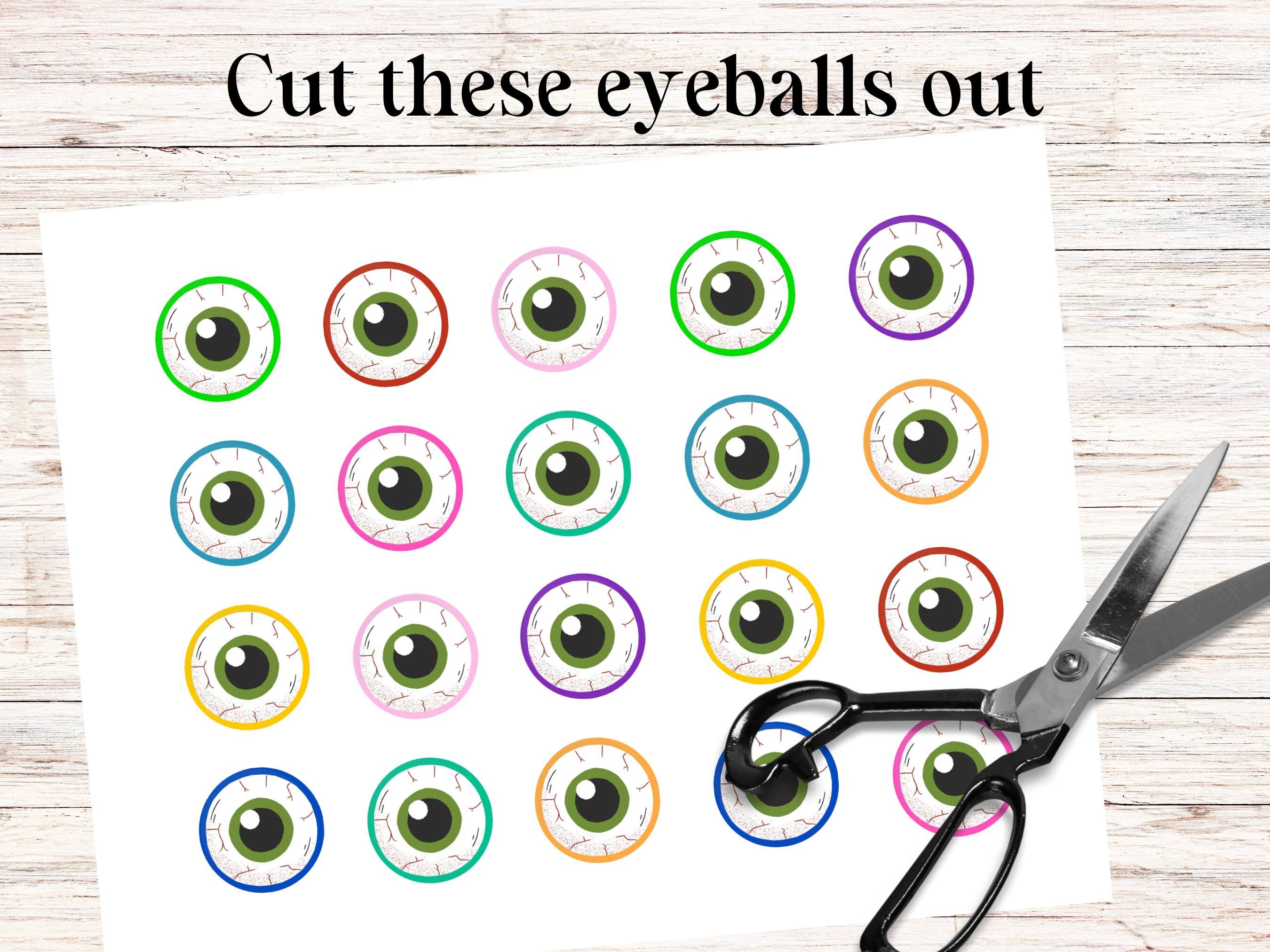 Halloween Party Game for Kids Printable Pin the Eyeball on - Etsy