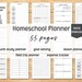 Homeschool Planner Printable Academic Lesson Planner for Home School ...