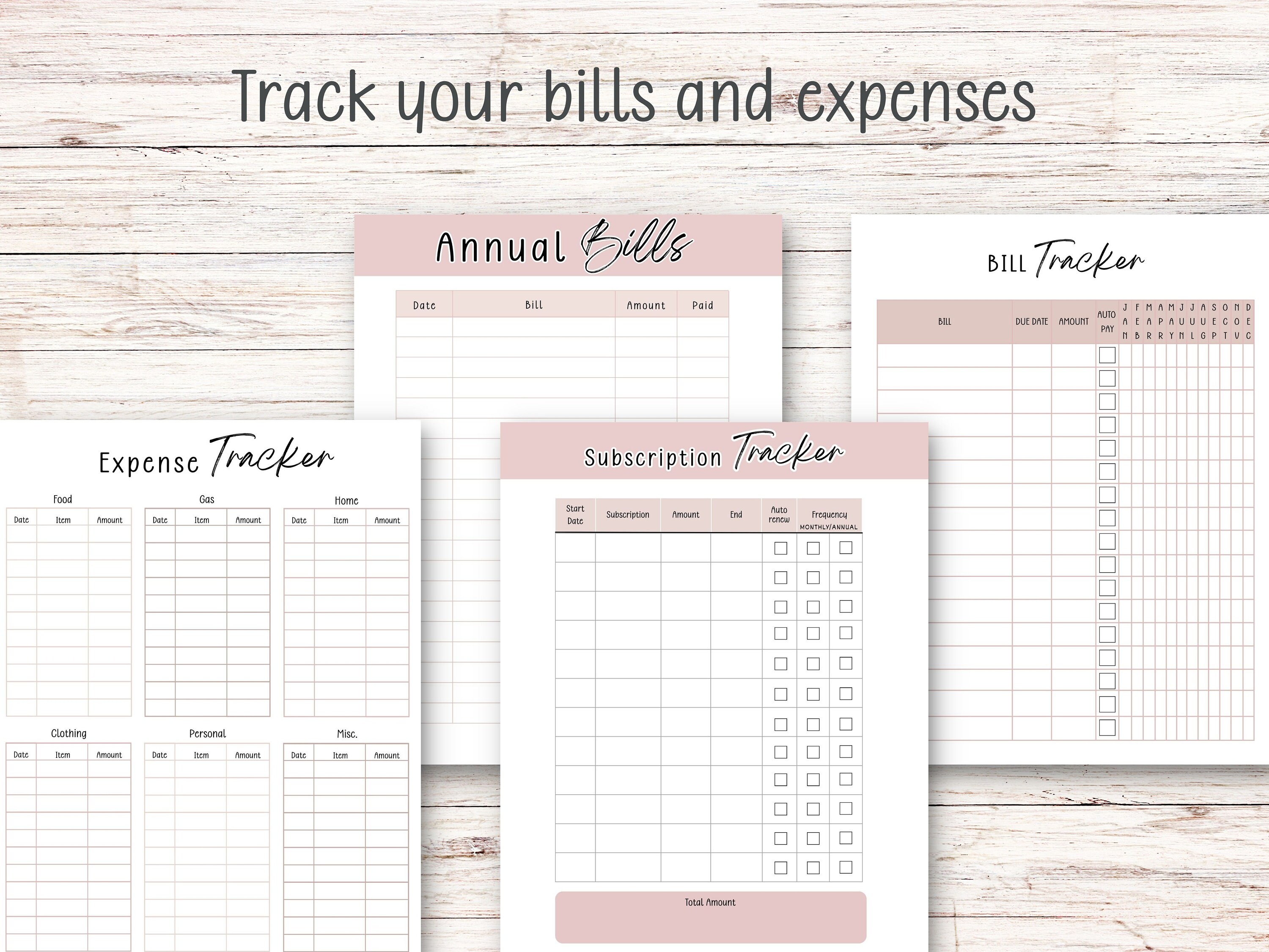 Budget Binder - Financial Planner With Trackers for Income, Expenses ...