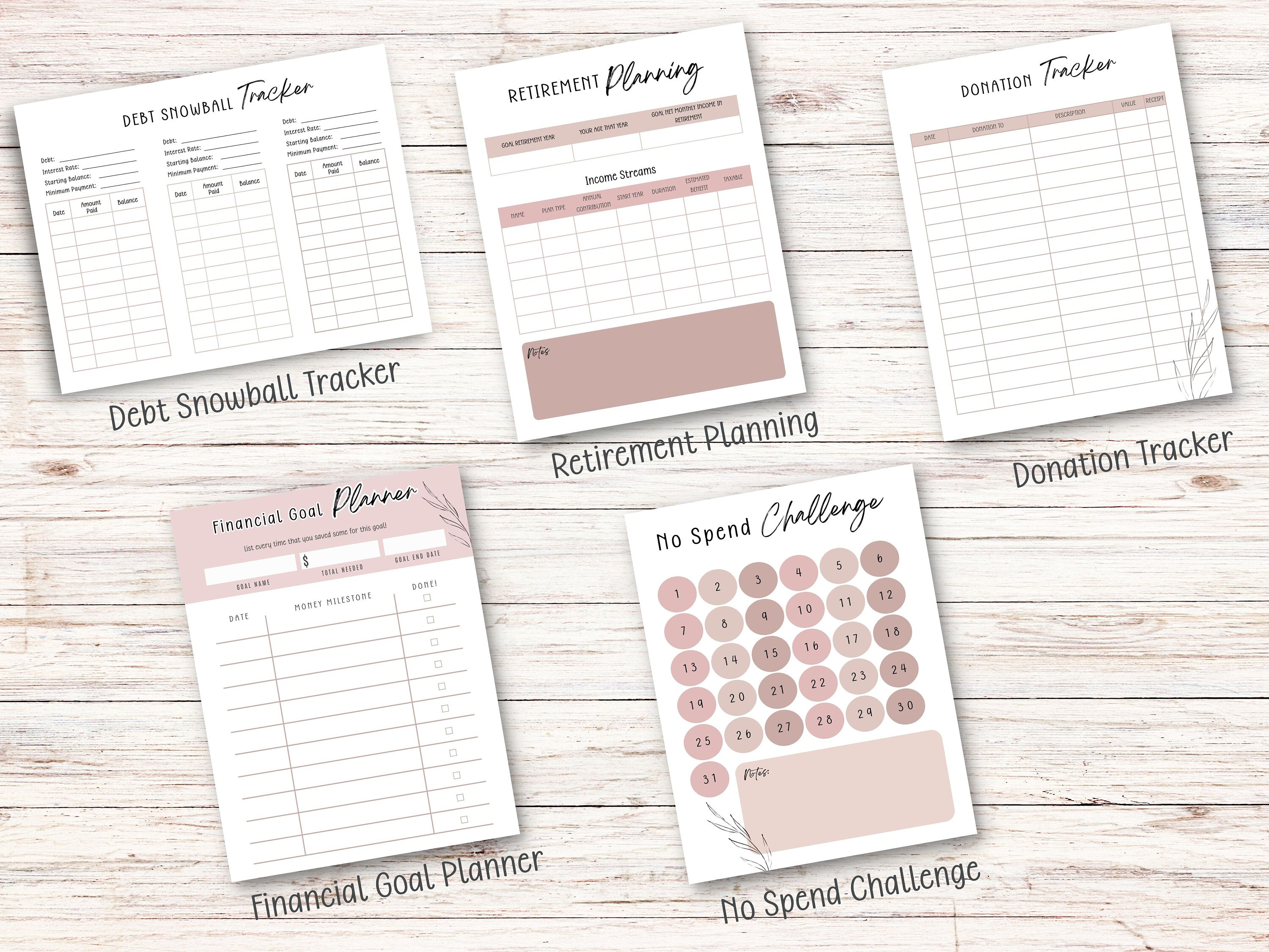 Budget Binder - Financial Planner With Trackers for Income, Expenses ...
