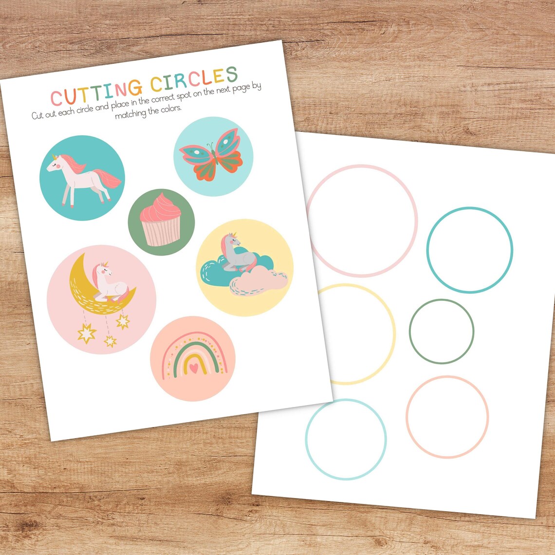 Cut and Paste Worksheets - Unicorn Scissor Skills Activity Pages ...