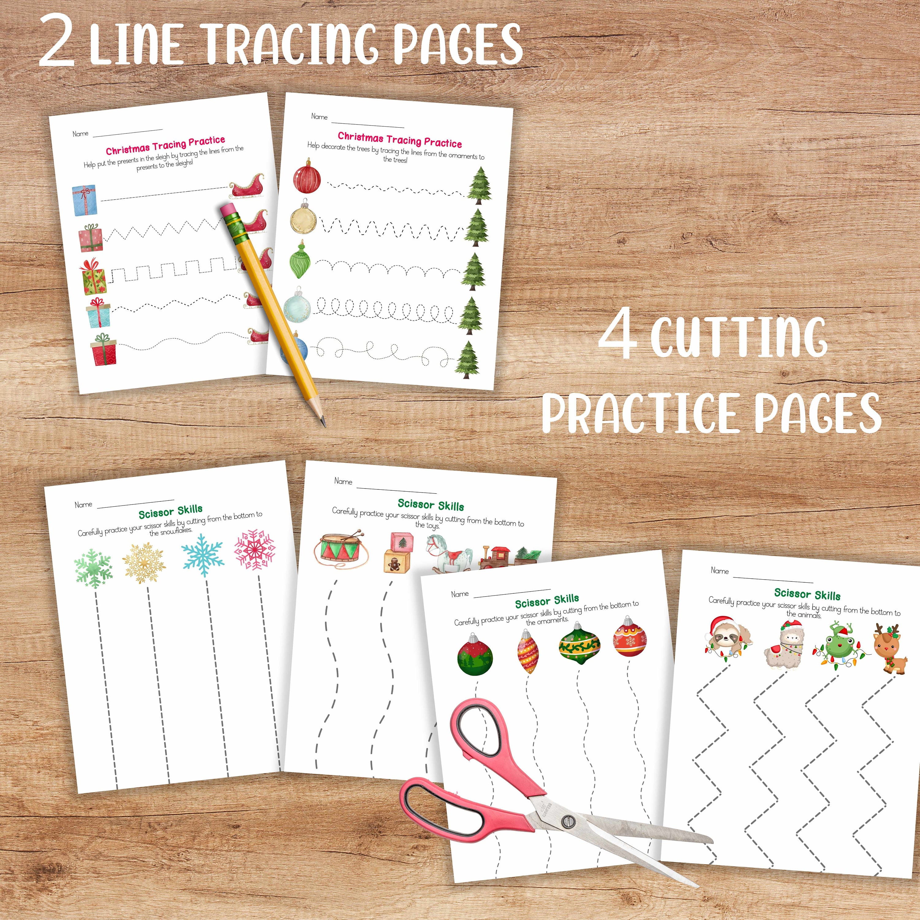 Christmas Preschool Worksheet and Activity Bundle Pre-k Kindergarten ...